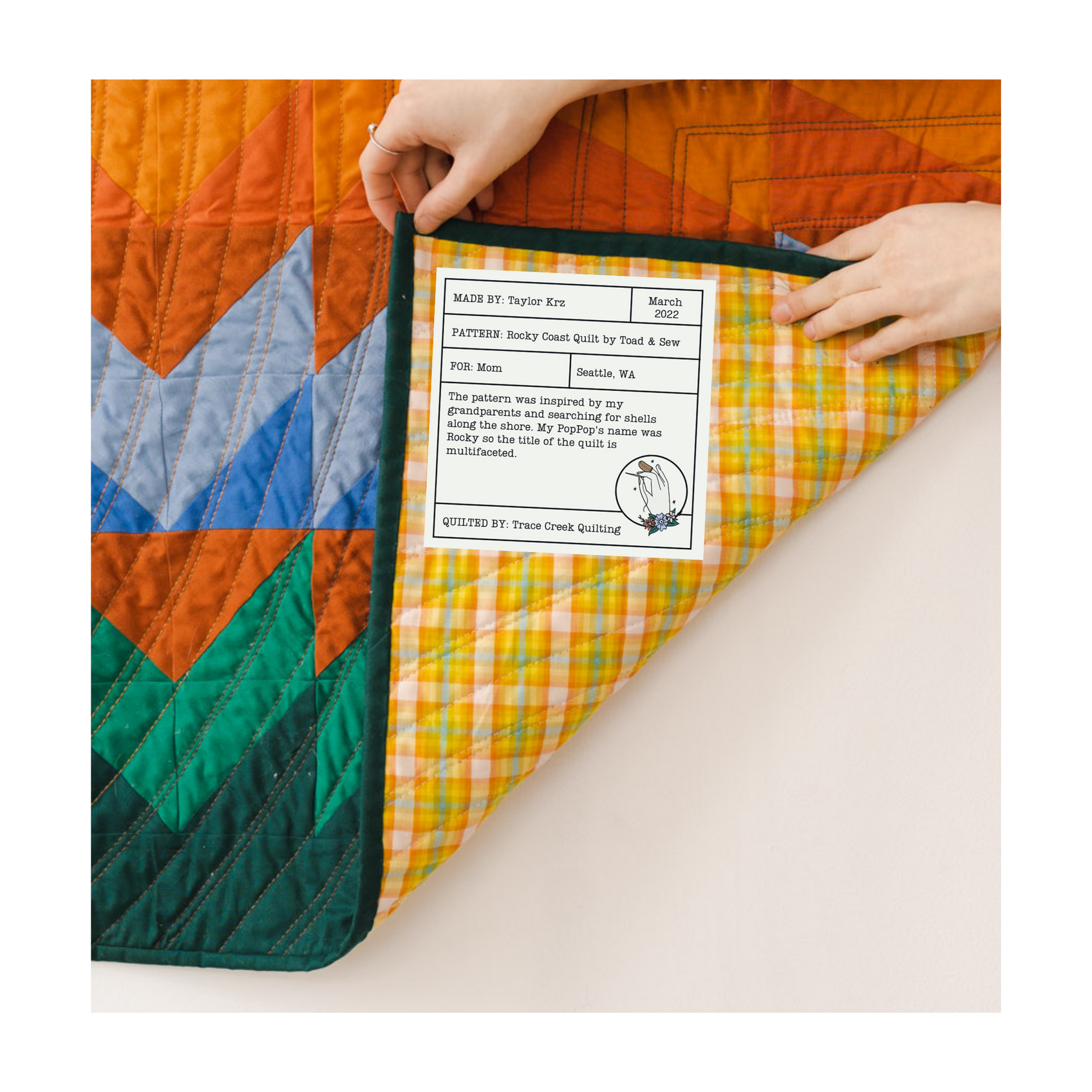 Printable Quilt Labels (Download) – Toad & Sew