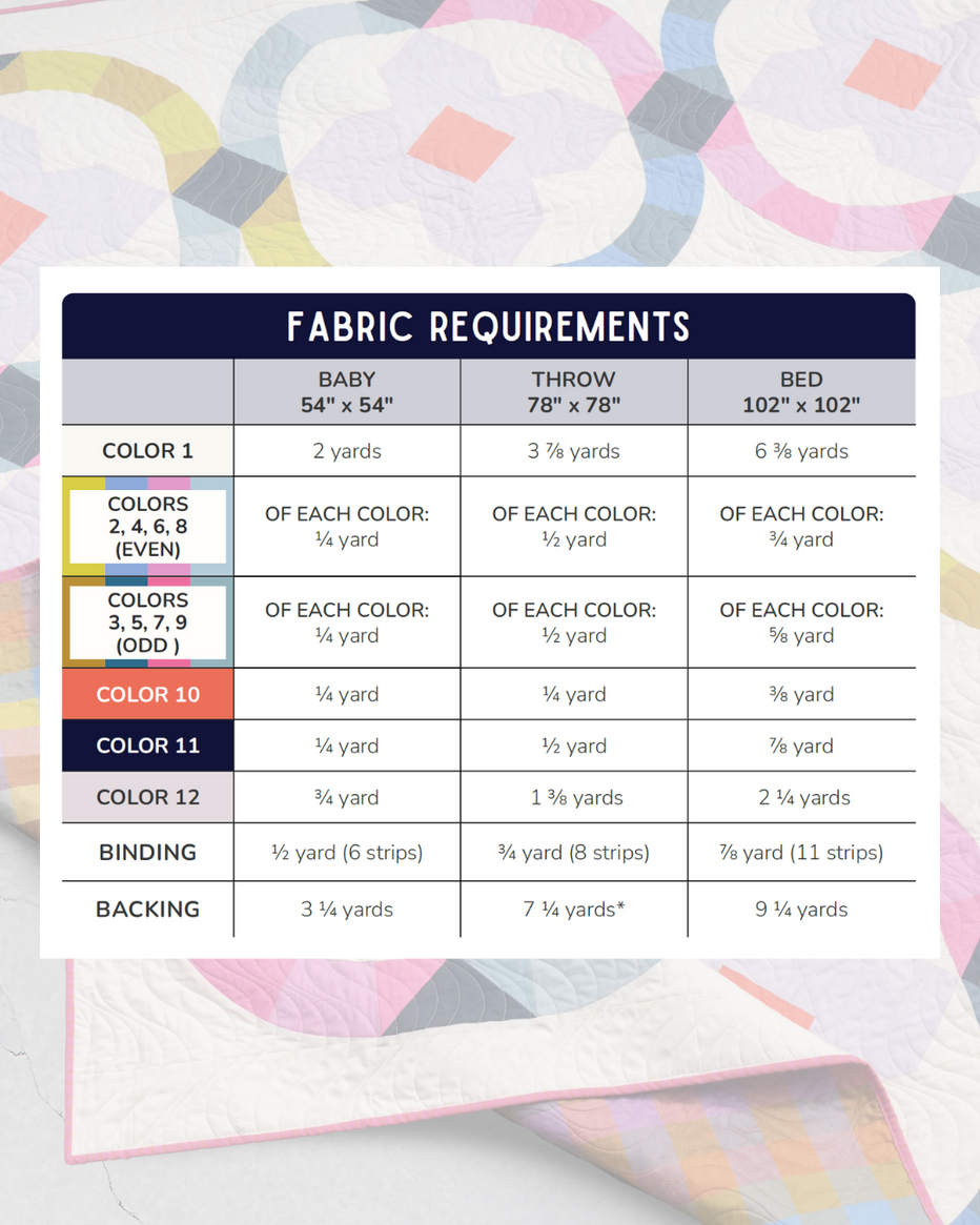 Moonbeam Quilt Pattern (Download) – Toad and Sew