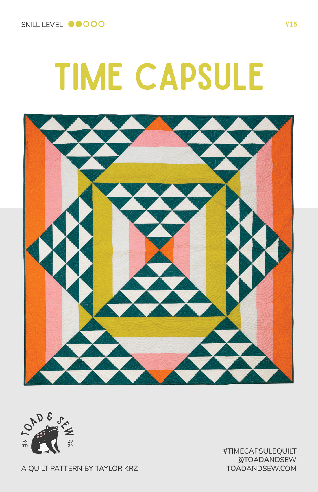 Time Capsule Quilt Pattern (Download) – Toad and Sew Patterns