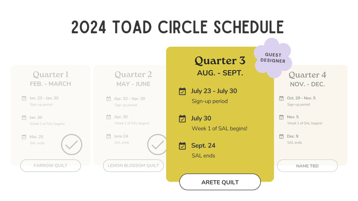 Toad Circle – Toad and Sew Patterns